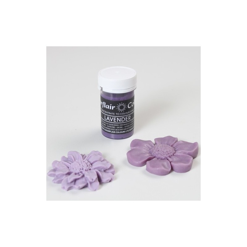 Sugarflair Lavender Pastel Paste Colour - 25g